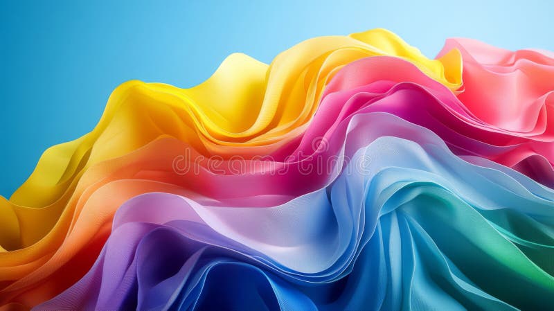 Abstract Rainbow Paper Texture Background Stock Illustration ...