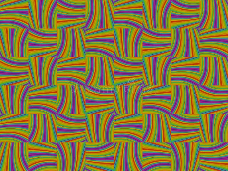 Abstract Rainbow Pattern. Based Color Texture Chess Order Volume Stock ...