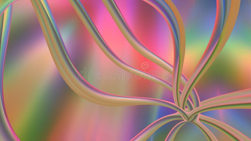 Abstract Rainbow Pink Background with Lines Stock Illustration ...