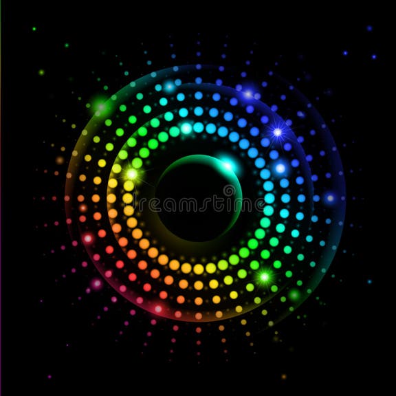 Abstract Rainbow Ray #2 stock vector. Illustration of decorative - 17036804