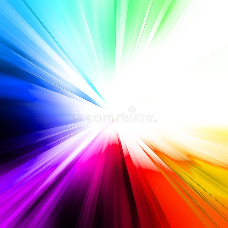 Abstract Rainbow Ray #2 stock vector. Illustration of modern - 17036804