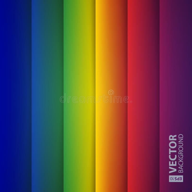 Abstract Rainbow Rectangle Shapes Stock Image - Image: 33586031