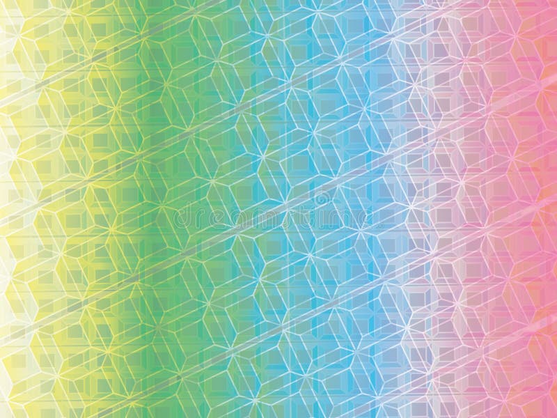 Abstract Rainbow Rectangles Stock Vector - Illustration of wallpaper ...