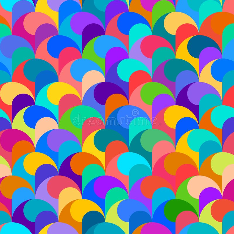 Seamless rainbow pattern stock vector. Illustration of pattern - 16032593