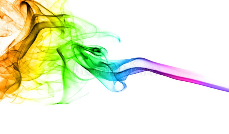 Abstract rainbow smoke stock image. Image of mist, curves - 6444973