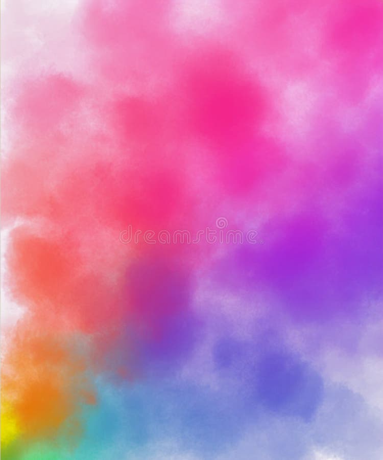 Abstract Rainbow Smoke Texture. Steam, Cloud Realistic Texture Stock ...