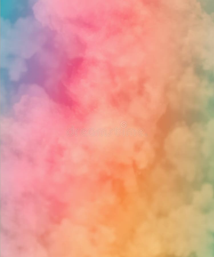 Abstract Rainbow Smoke Texture. Steam, Cloud Realistic Texture Stock ...