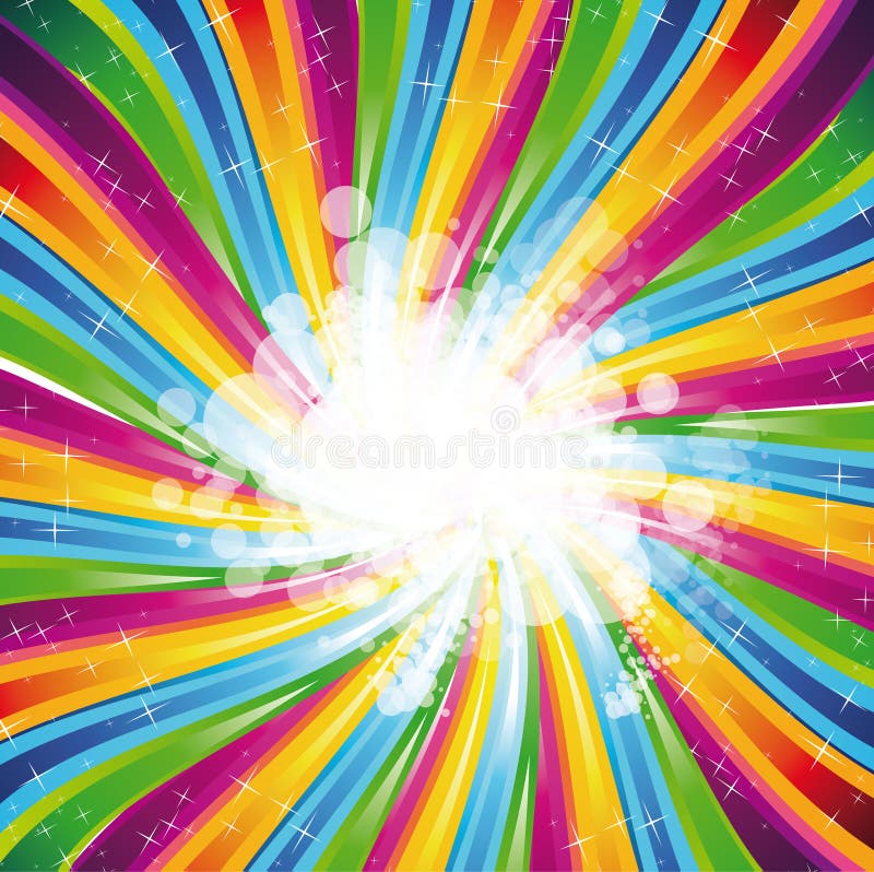 Rainbow Spectrum Background for Brochure or Flyers Stock Vector ...