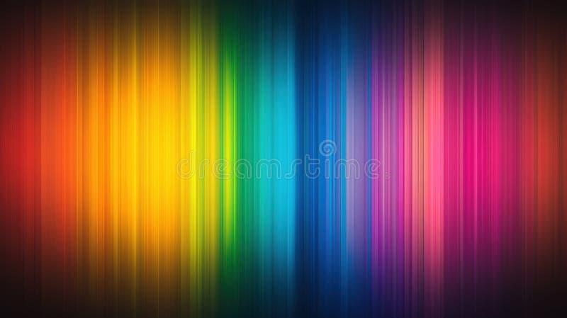 Abstract Rainbow Stripes Background Vibrant Colors Seamless Gradient AI ...