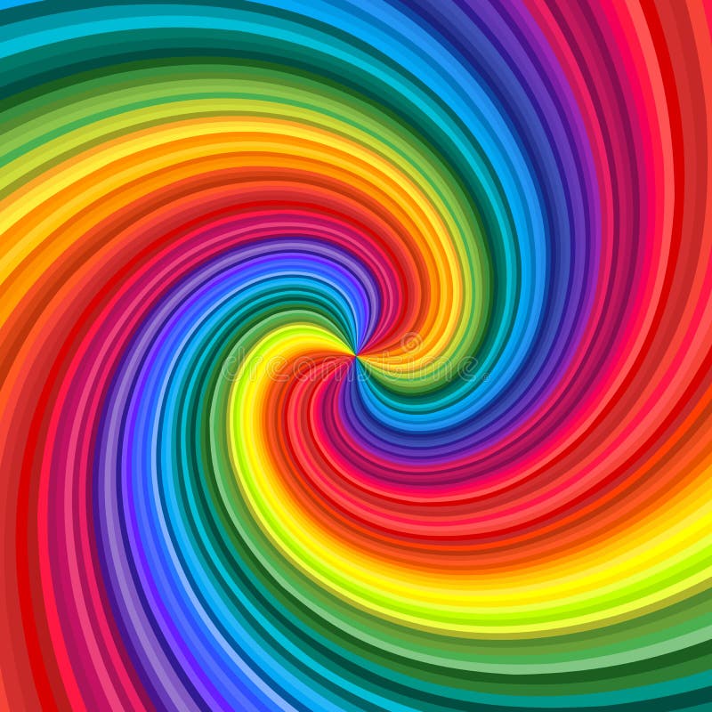 Abstract Rainbow Swirl Stock Illustration Illustration Of Multicolored 109422557