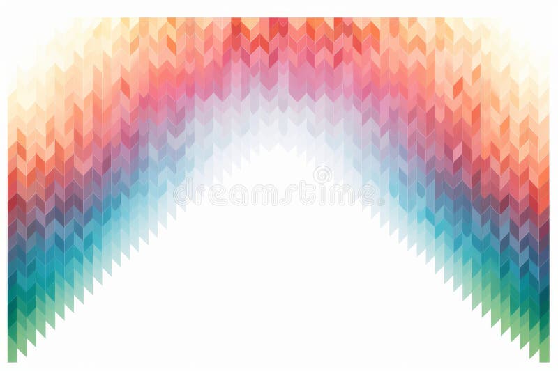 Abstract Rainbow Triangle Background with White Space for Text Stock ...