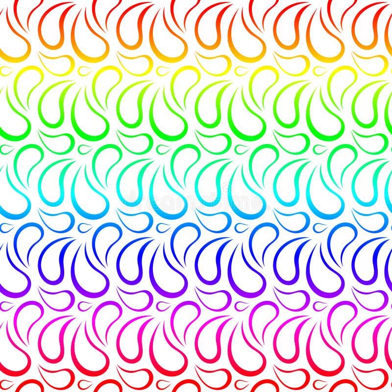 Water Splash Seamless Pattern Stock Illustration - Illustration of ...