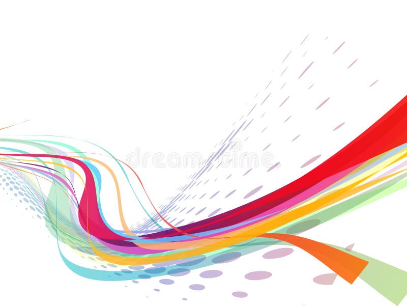 Abstract rainbow wave line stock vector. Illustration of curve - 15555115