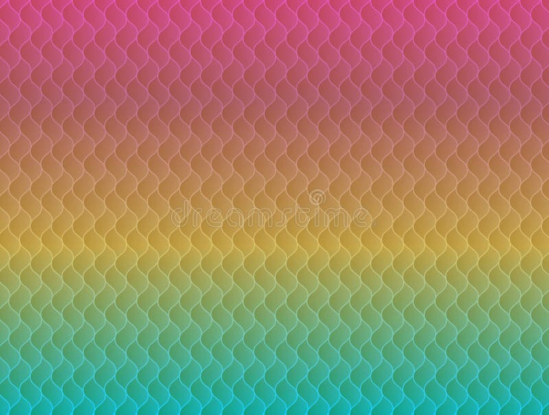 Abstract Rainbow Wavy Seamless Pattern Stock Vector - Illustration of ...