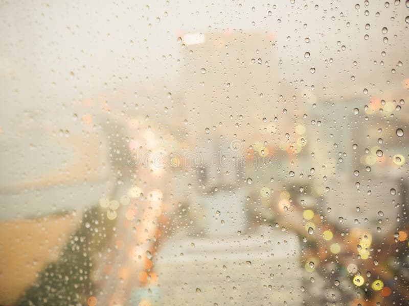 Abstract Raindrop Background Stock Image - Image of texture, sunlight ...