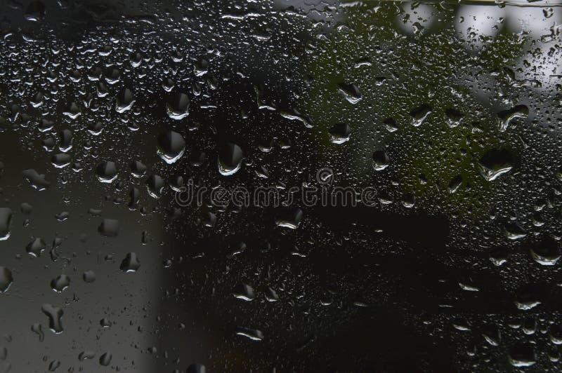 Abstract Rainy Window Textures Surface Background Closeup Stock Image ...