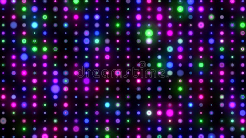 Abstract Random Animated Glowing Dots Seamless Loop Stock Video - Video ...