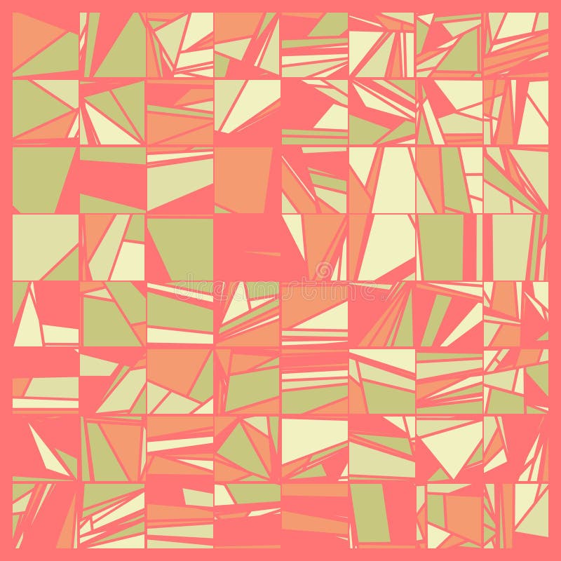 Abstract Random Color Poligones Generative Art Background Illustration ...