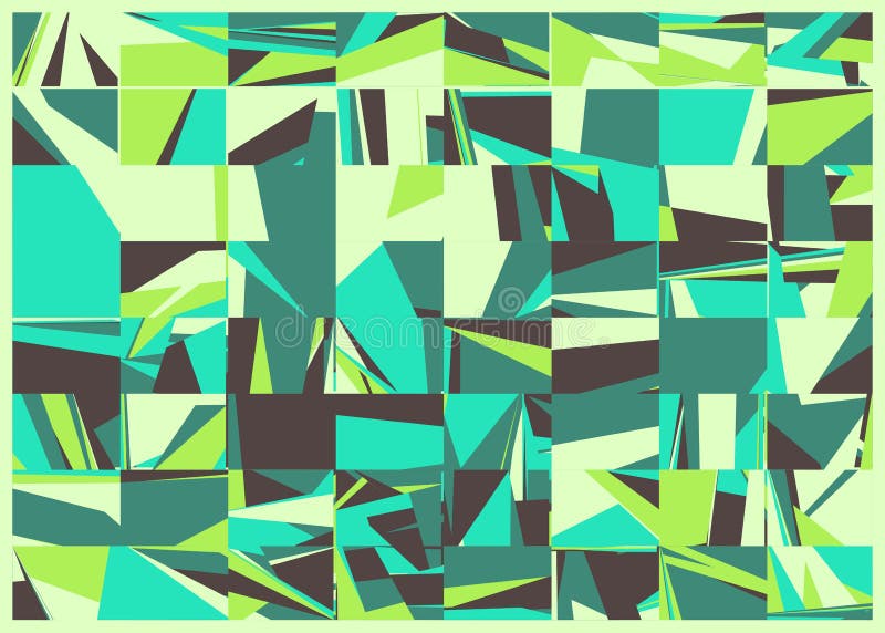 Abstract Random Color Polygones Generative Art Background Illustration ...
