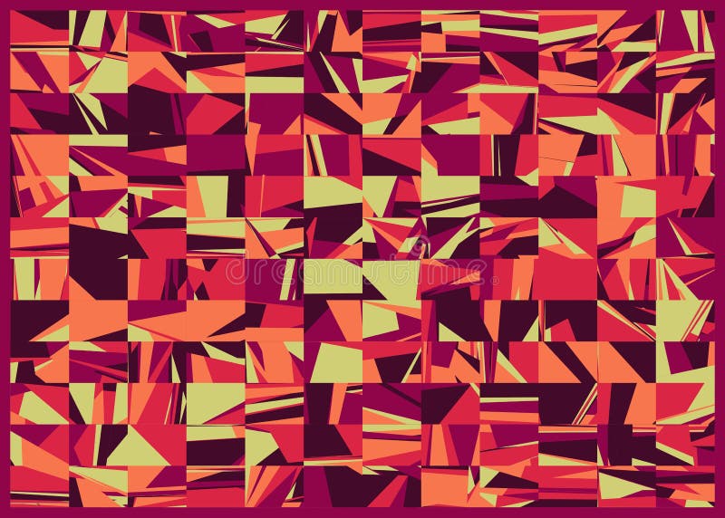 Abstract Random Color Polygones Generative Art Background Illustration ...