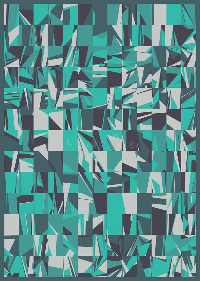 Abstract Random Color Polygones Generative Art Background Illustration ...