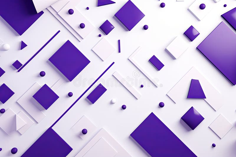 Abstract Random Geometric Purple Shapes Background and Gradient ...