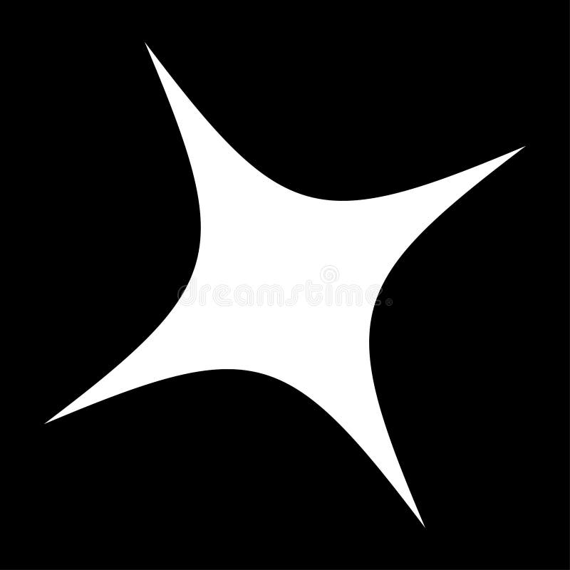 Abstract Random Geometric Shape. Non Figural, Non Figurative Artistic ...