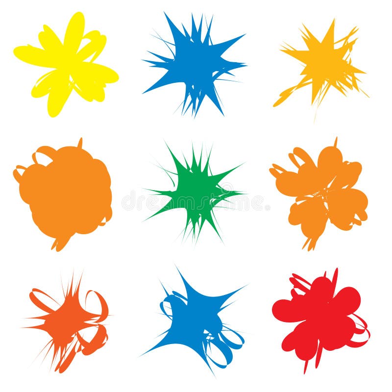 Abstract Random Geometric Shape. Non Figural, Non Figurative Artistic ...