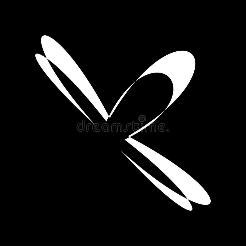 Abstract Random Geometric Shape. Non Figural, Non Figurative Artistic ...