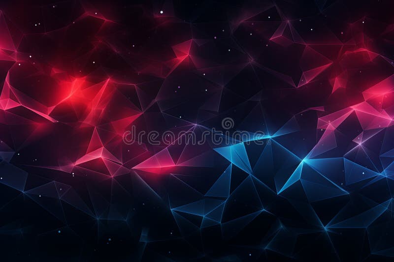 Abstract Random Geometric Shapes Wireframe Background and Gradient ...
