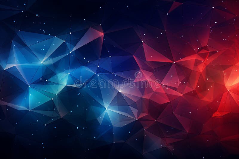 Abstract Random Geometric Shapes Wireframe Background and Gradient ...