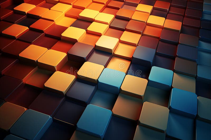 Abstract Random Geometric Shapes Wireframe Background and Gradient ...