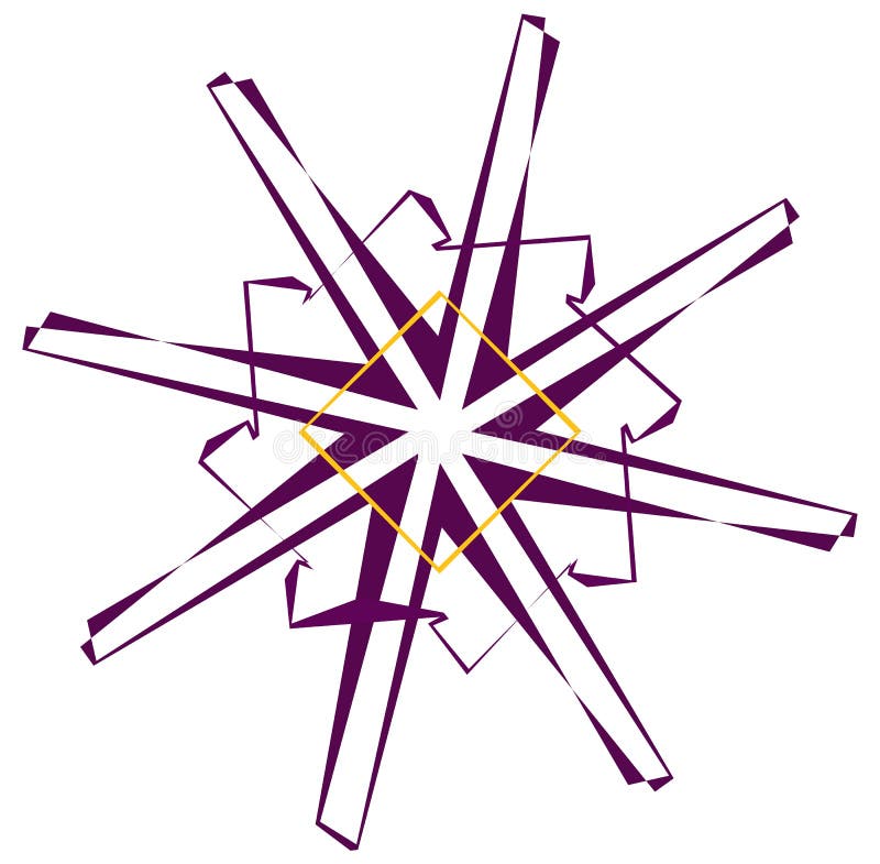 Abstract Random Geometry Shape. Generative Art Geometric Angular, Edgy ...