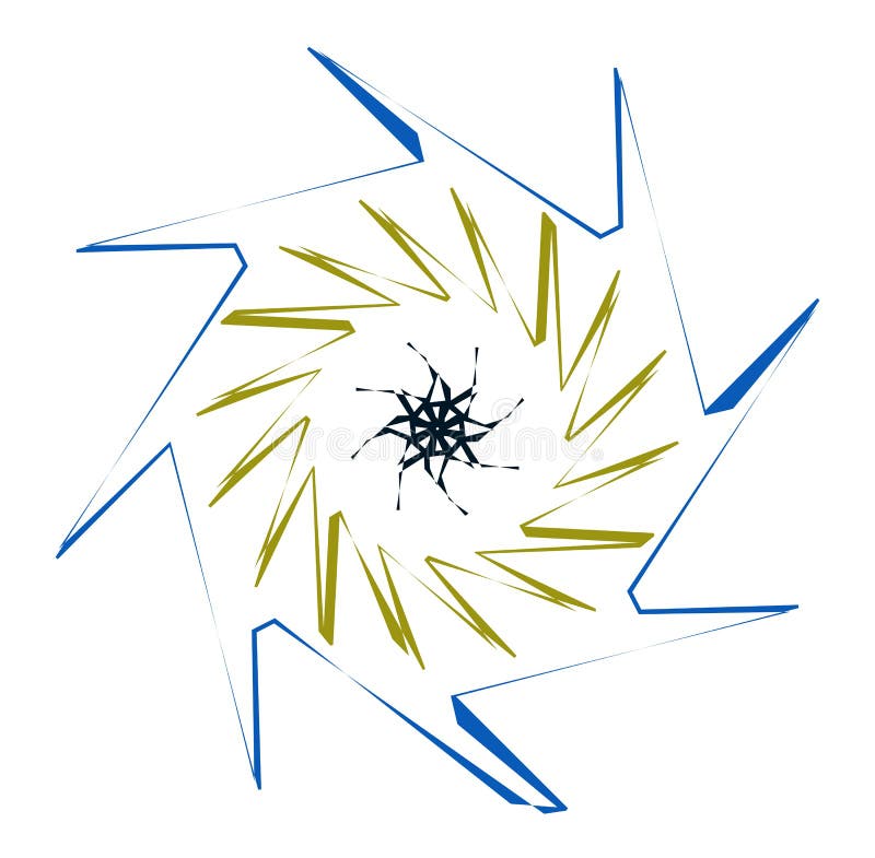 Weird, Strange Generated Random Edgy Shapes. Asymmetric Abstract Art ...