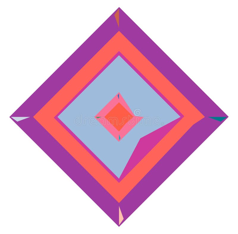 Abstract Random Geometry Shape. Generative Art Geometric Angular, Edgy ...