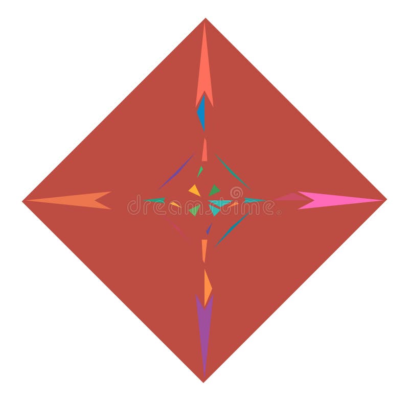 Abstract Random Geometry Shape. Generative Art Geometric Angular, Edgy ...