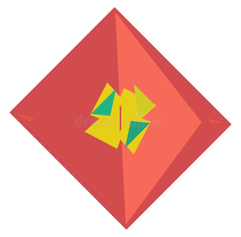 Abstract Random Geometry Shape. Generative Art Geometric Angular, Edgy ...