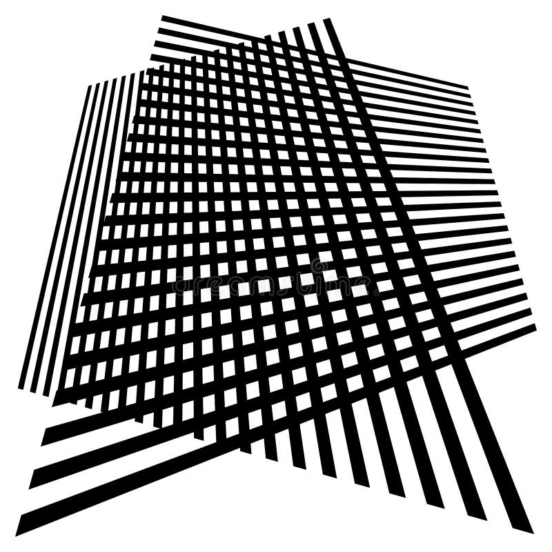 Abstract Random Grid, Mesh. Lattice, Grating and Grille Pattern with ...