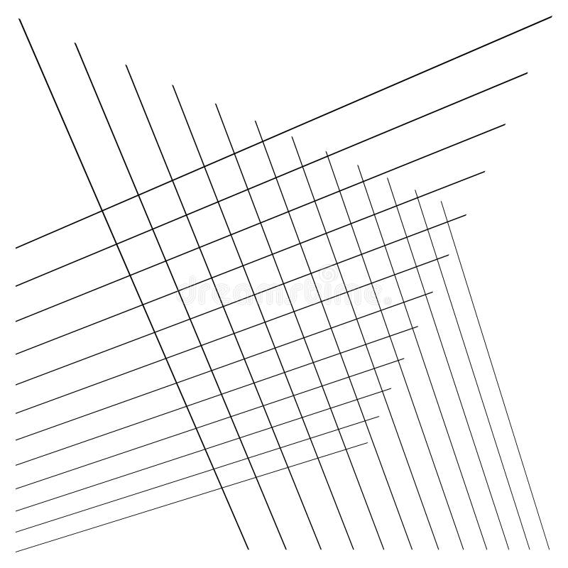 Abstract Random Grid, Mesh. Lattice, Grating and Grille Pattern with Oblique, Diagonal, Slanting ...