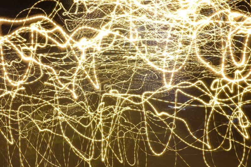 Abstract Random Light on Dark Background Stock Image - Image of color ...