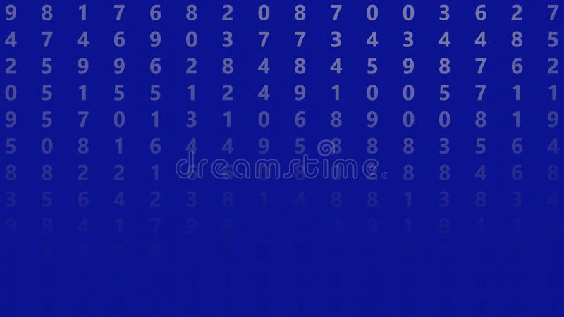 Random Numbers on Green Screen Stock Video - Video of intelligence ...