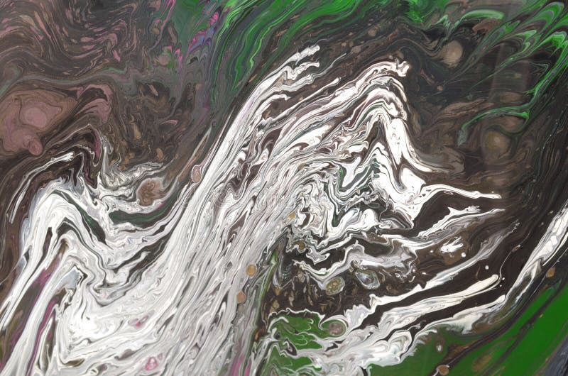 Abstract Random Patterns from Mixed Colors. Toned. Flow, Balance. Stock ...