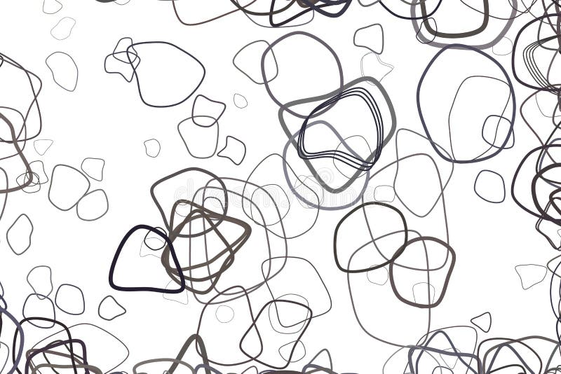 Abstract Random Rounded Shapes Geometric Pattern, Colorful & Artistic ...