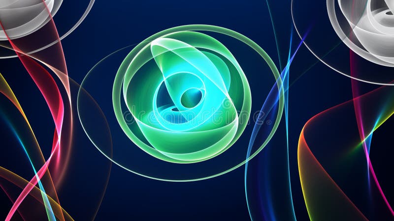 Abstract Random Shapes Color Background Stock Illustration ...