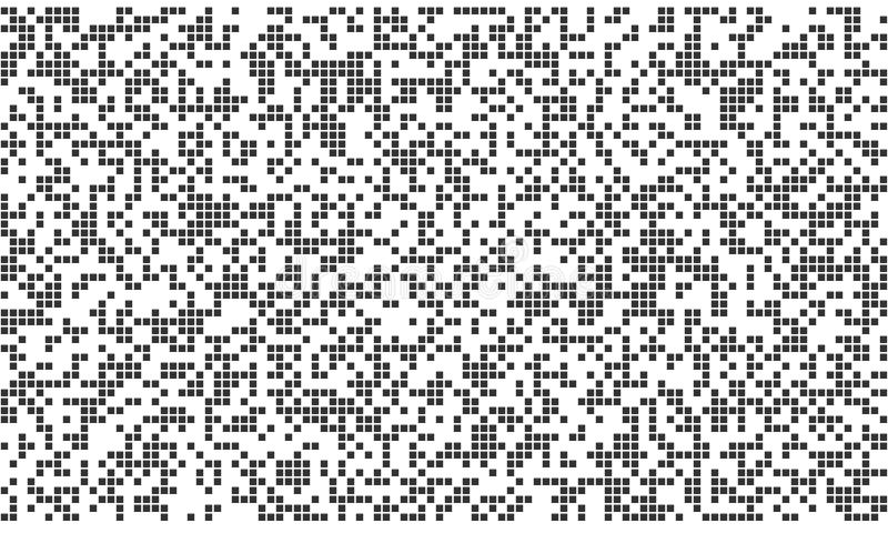 Abstract Random Squares. Background with Black Pixel Pattern. Mosaic Wallpaper Stock Vector ...