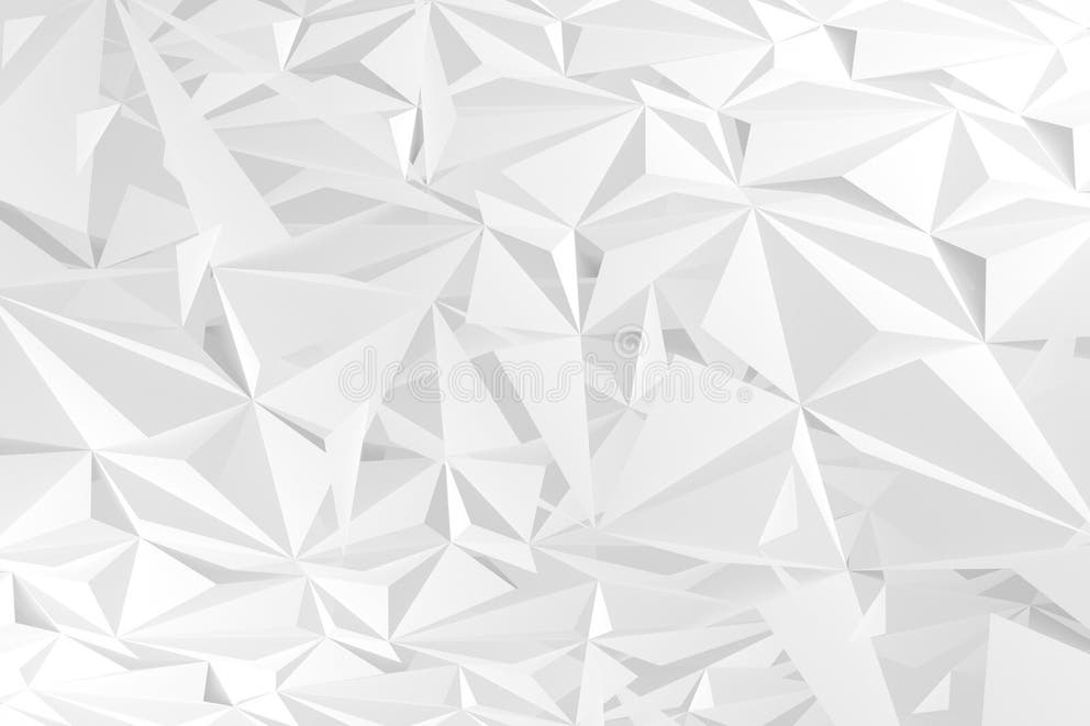 Abstract Random White Pattern Featuring Geometric White Polygons Stock ...