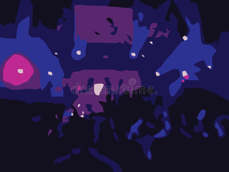 Abstract Rave Dance Party Scene Stock Illustration - Illustration of ...