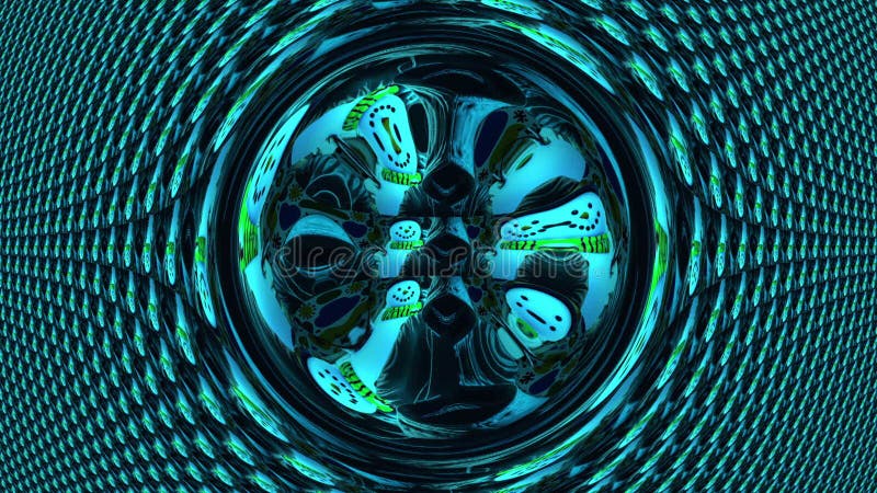 Abstract X-Ray Effect of Objects with Circular Distortion Stock Video ...