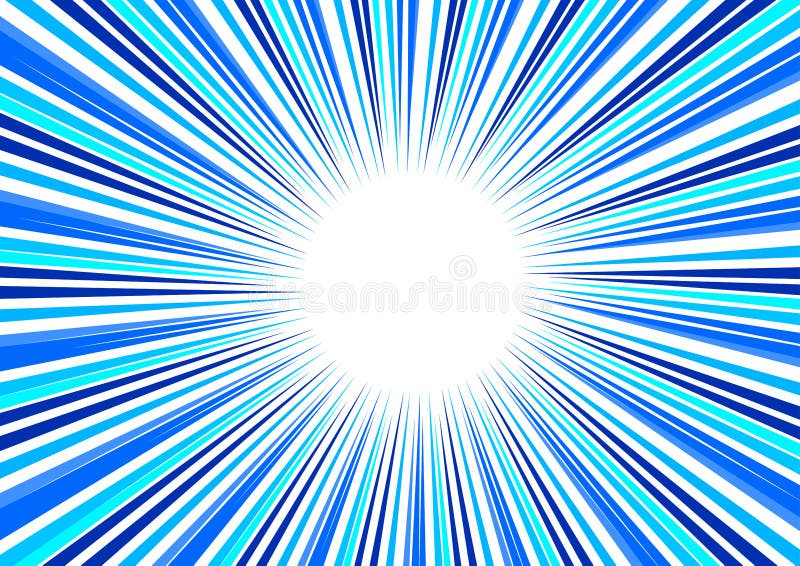 Radial Bright Rays in Blue Background Stock Photo - Image of bursting ...