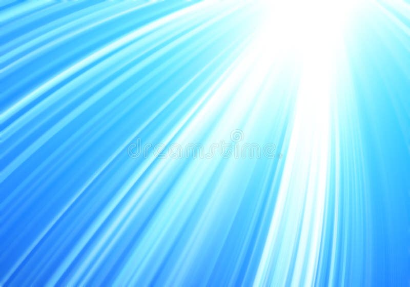 Abstract Rays of Light on Sky Blu, Abstract Texture Stock Illustration ...